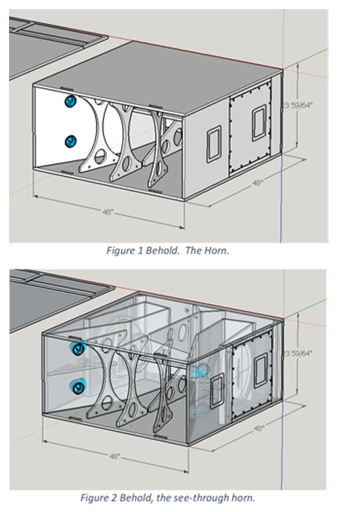 SB Audience :: Dual 18inch Horn Subwoofer